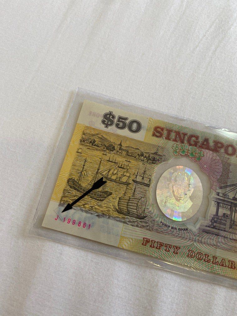 Commemorative $50 polymer with Prefix J replacement, Hobbies & Toys ...