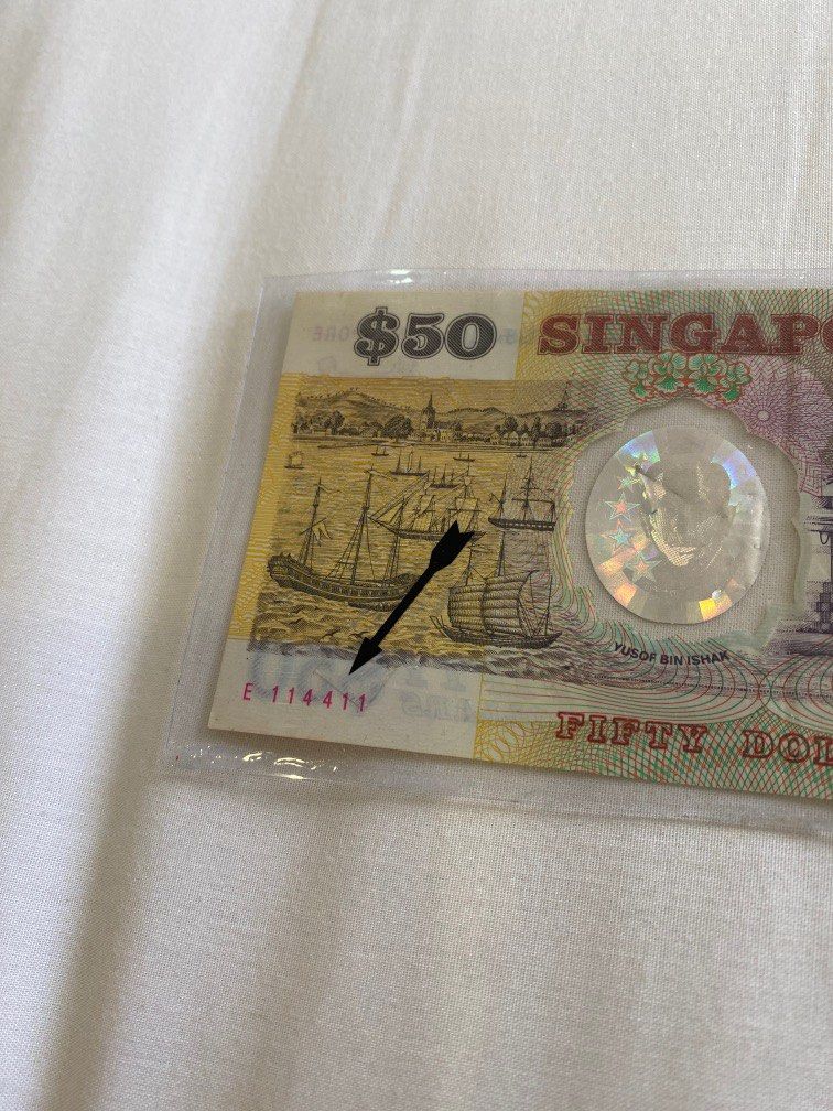 Commemorative $50 polymer with radar number, Hobbies & Toys ...