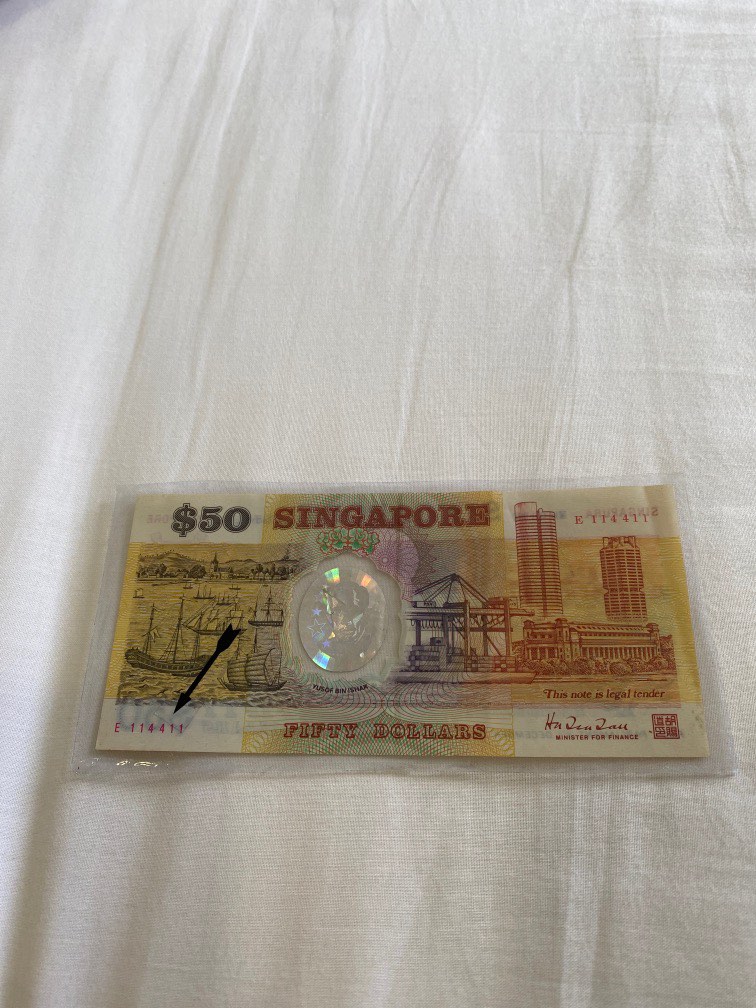 Commemorative $50 polymer with radar number, Hobbies & Toys ...