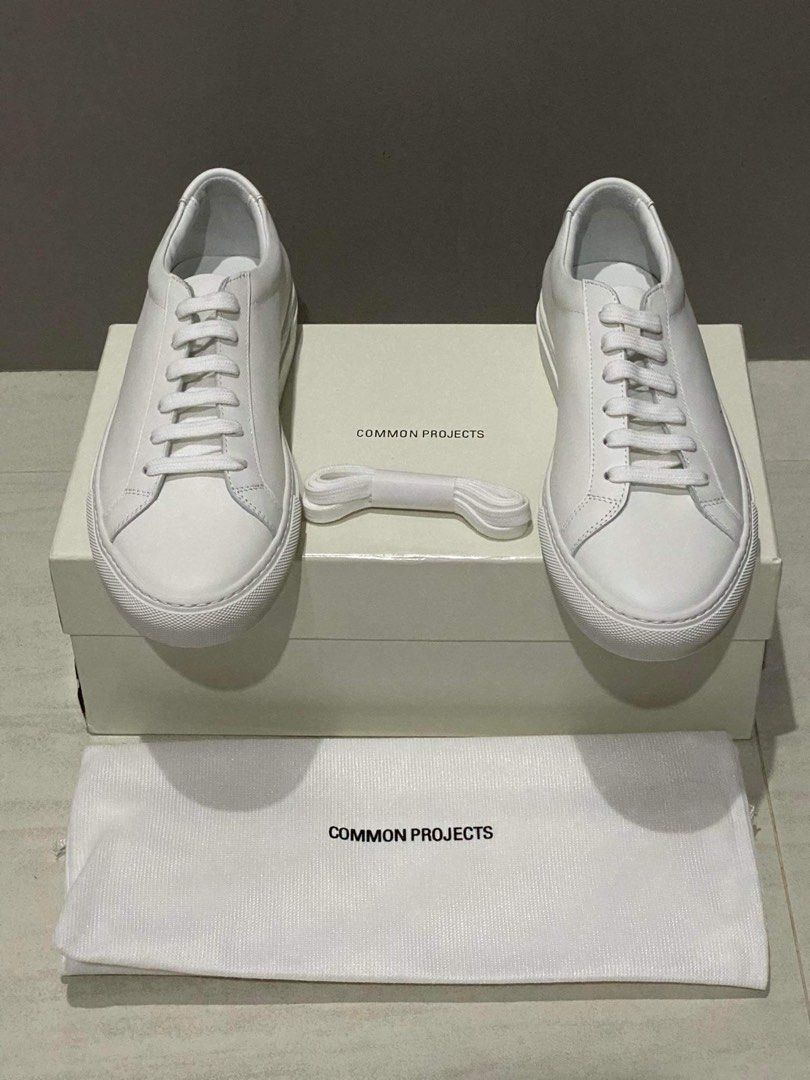 Common Project Achilles Low - White, Men's Fashion, Footwear, Casual ...