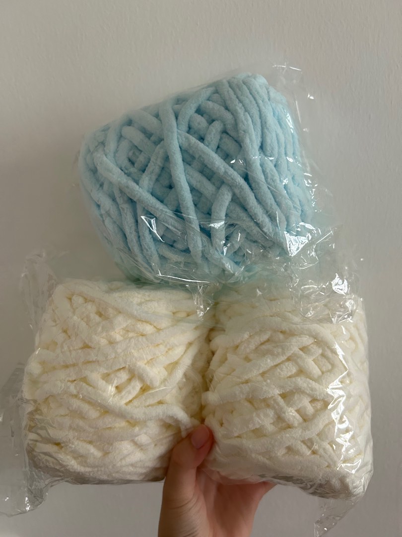 Crochet thick yarn, Hobbies & Toys, Stationery & Craft, Craft Supplies ...