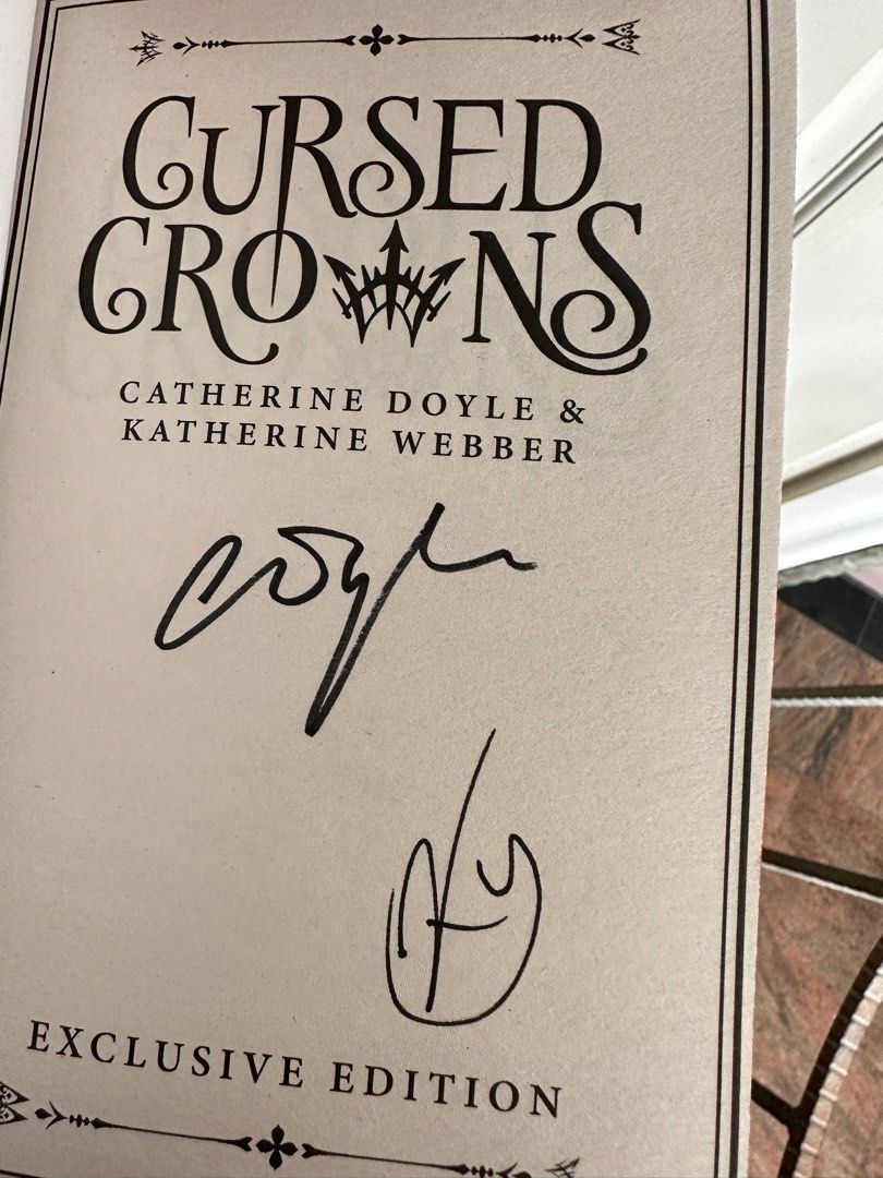 Cursed Crowns Waterstones edition, Hobbies & Toys, Books & Magazines ...