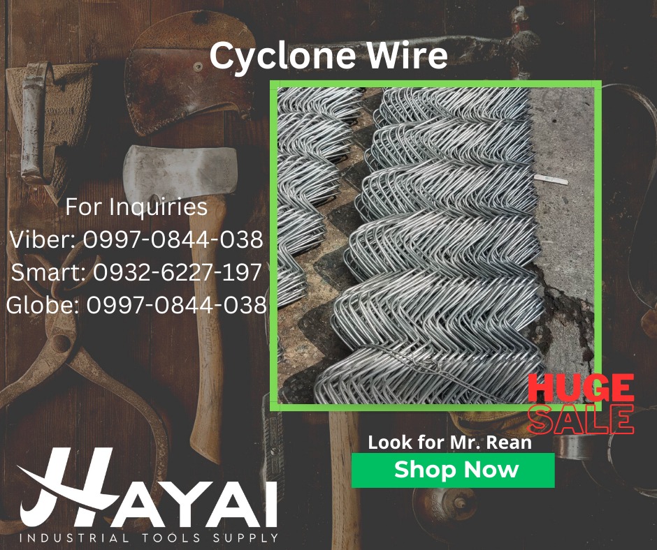Cyclone Wire, Commercial & Industrial, Industrial Equipment on Carousell