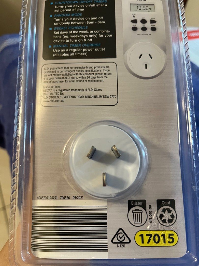 Delta Home Security 7-Day Digital Timer, Furniture & Home Living ...