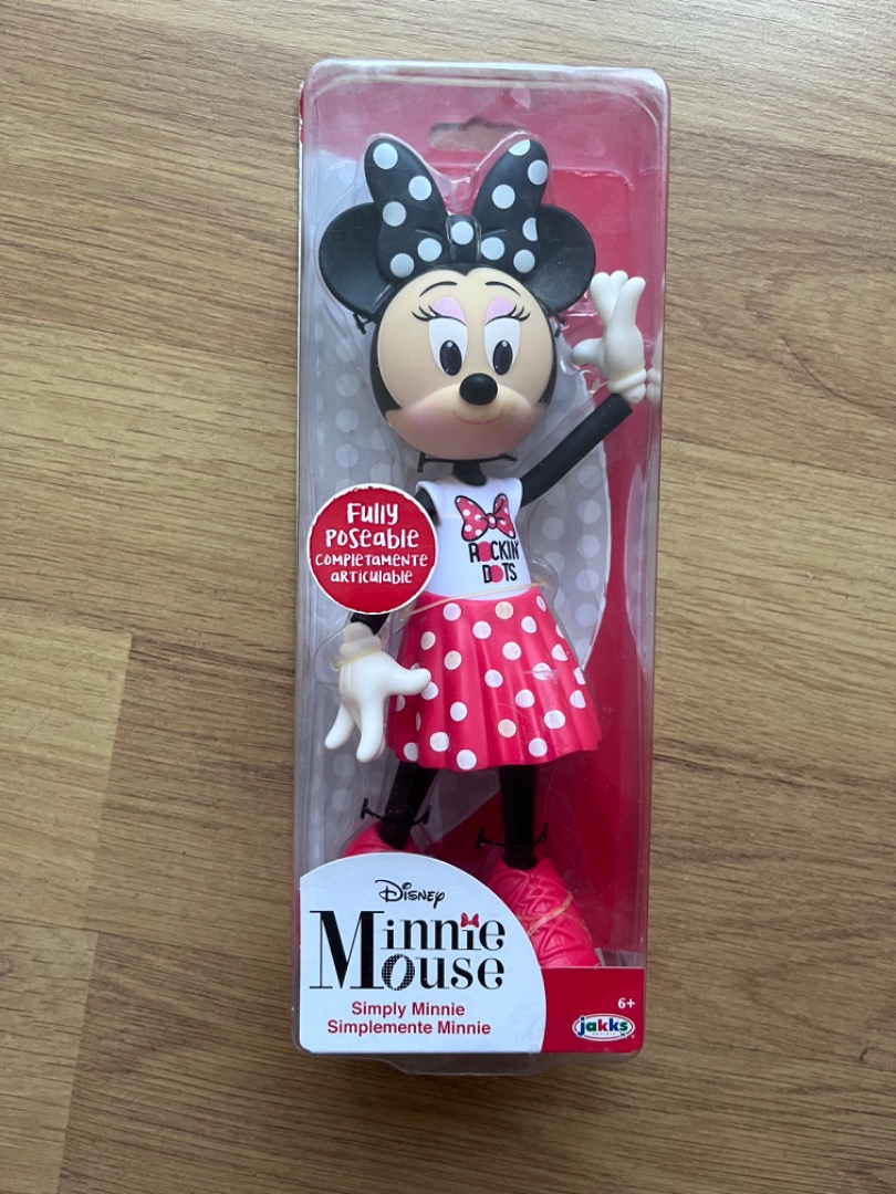 Disney Minnie Mouse simply Minnie poseable figure, Hobbies & Toys ...