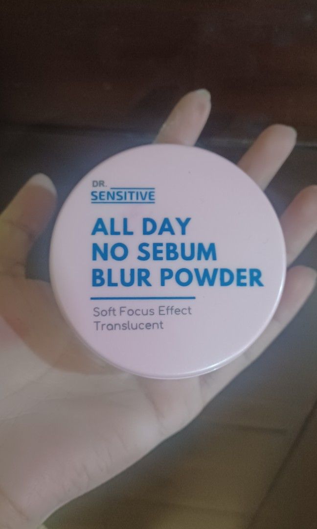 Dr. Sensitive: All day no sebum blur powder- Translucent, Beauty ...