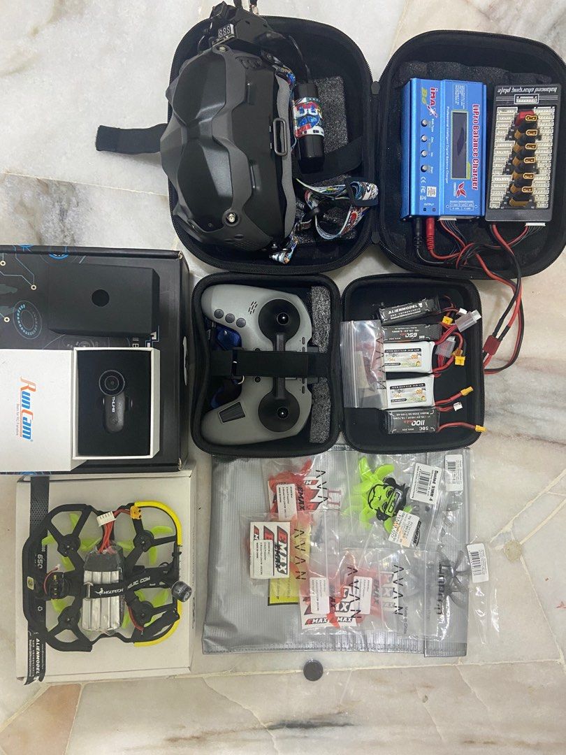 Drone 2 inch Hglrc kt20 combo. Come with Tpro remote and Runcam thumb ...