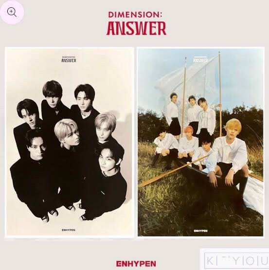 ENHYPEN Official Dimension:Answer Posters on Carousell