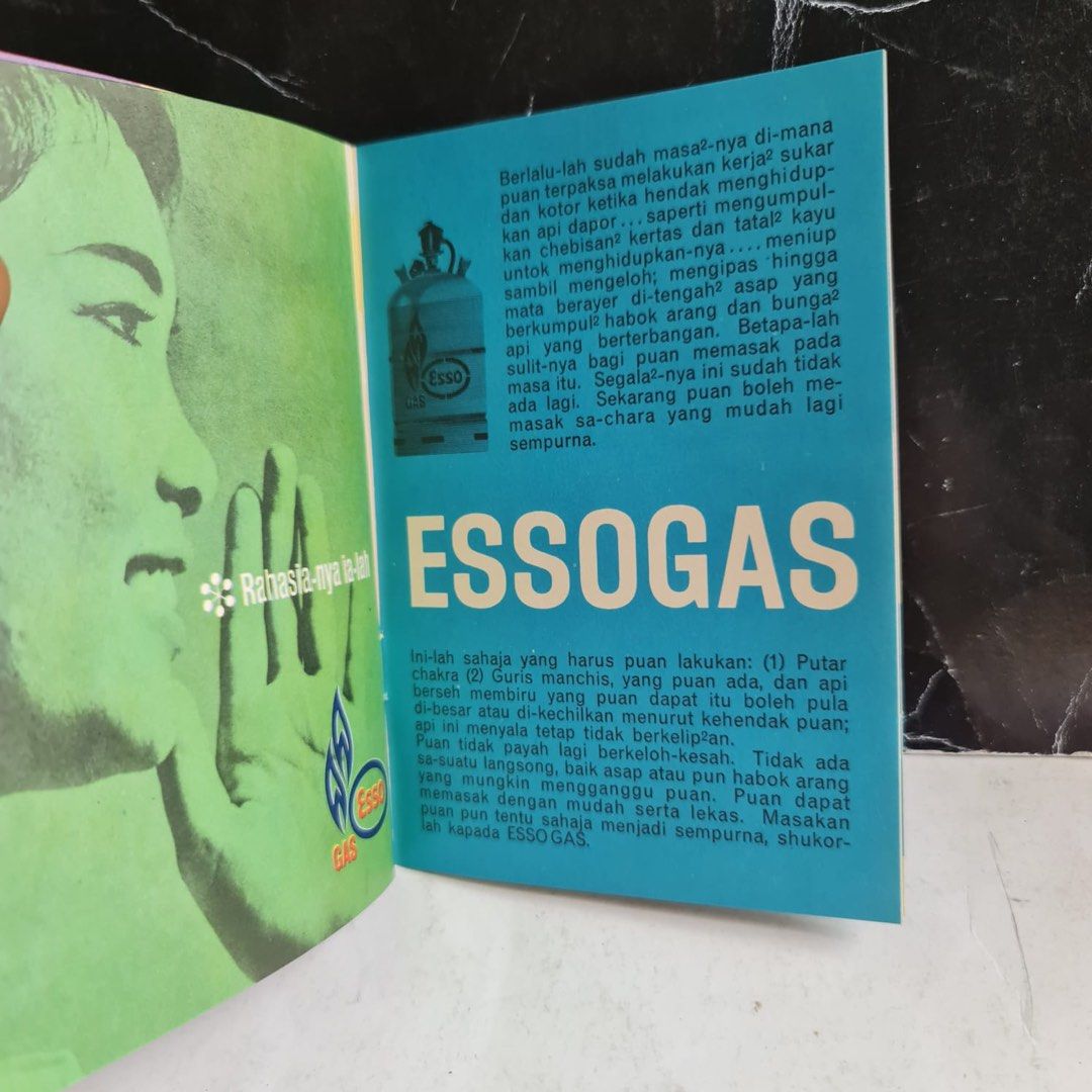 Esso Gas Promotion flyer, promoting gas cylinder, Hobbies & Toys ...
