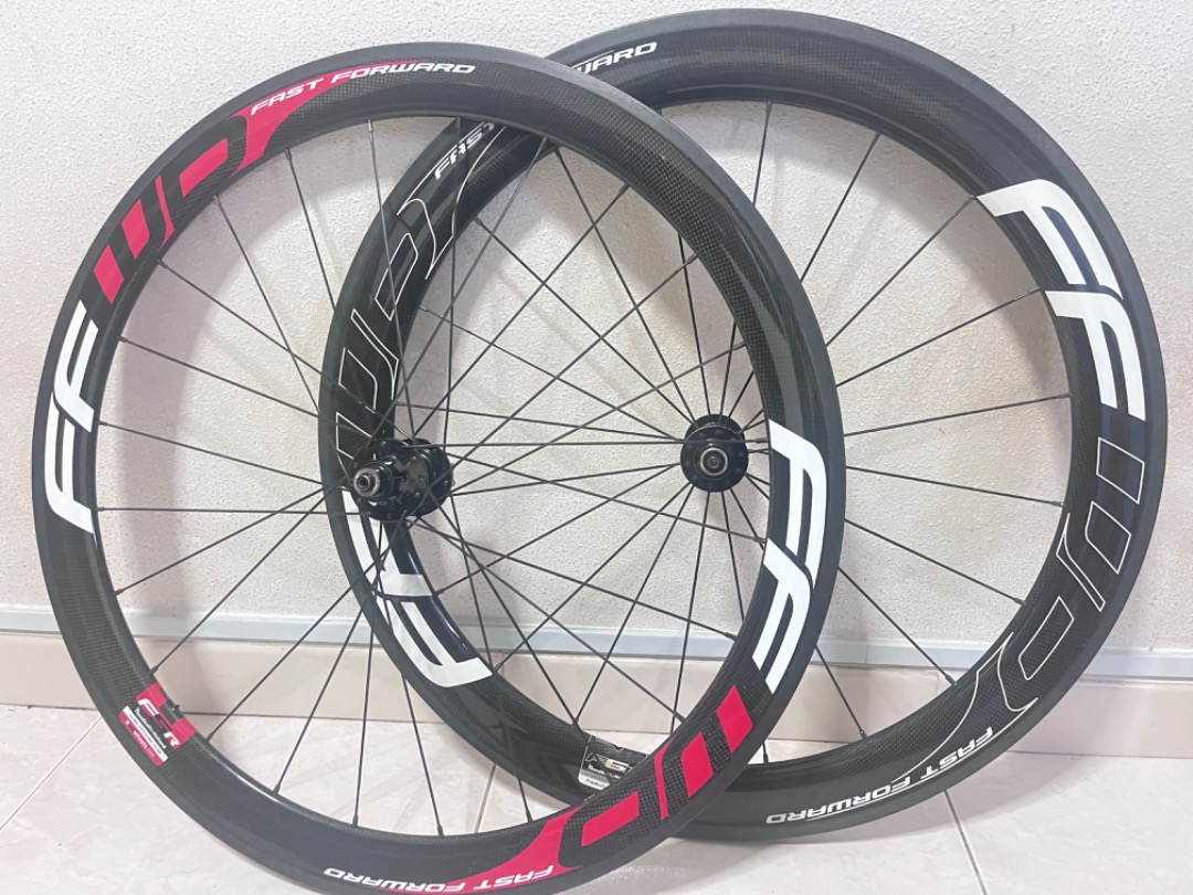 Fast forward F5R F6R carbon wheelset 700c tubular, Sports Equipment ...