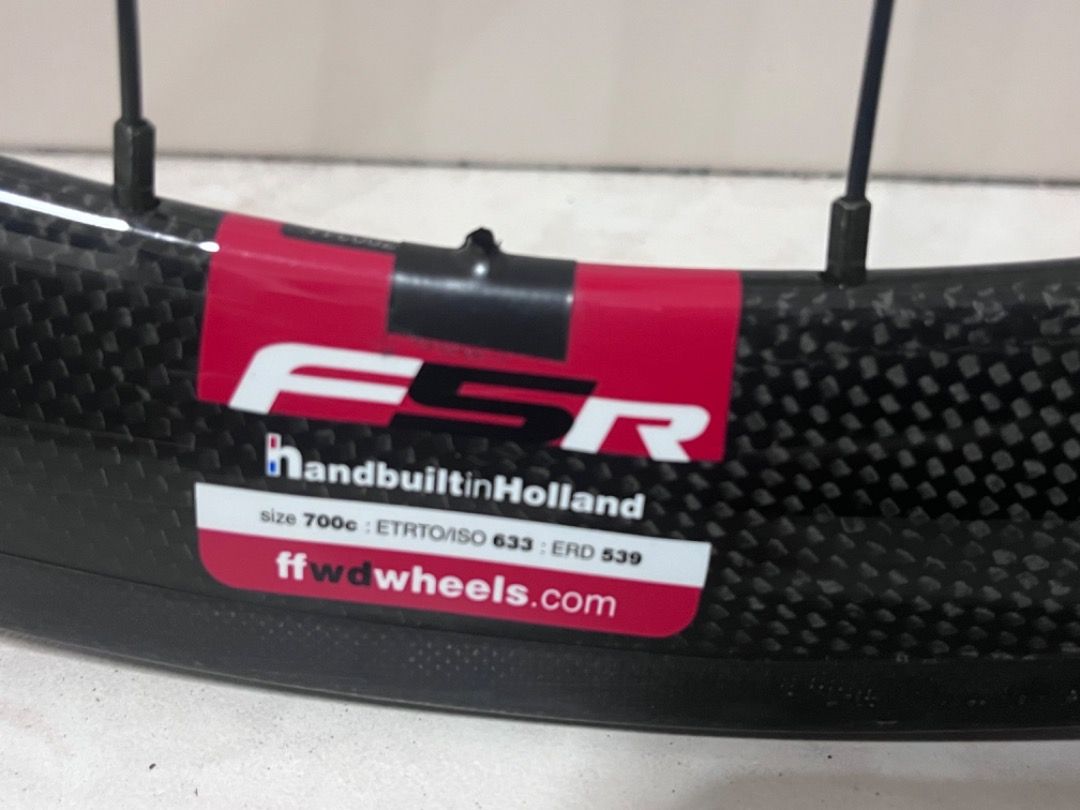 Fast forward F5R F6R carbon wheelset 700c tubular, Sports Equipment ...