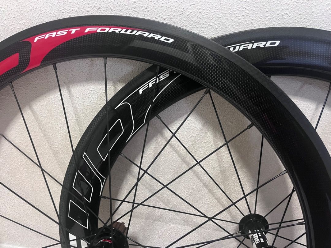 Fast forward F5R F6R carbon wheelset 700c tubular, Sports Equipment ...