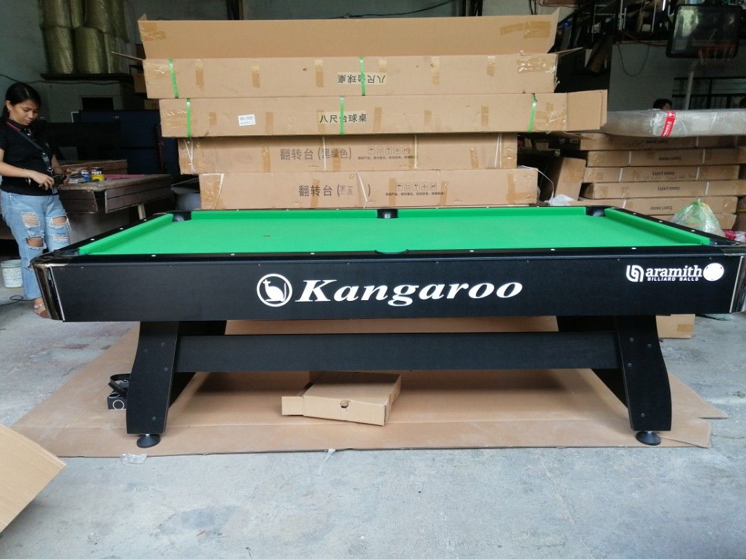 For sale 4x8 mdf kangaroo billiards table on Carousell