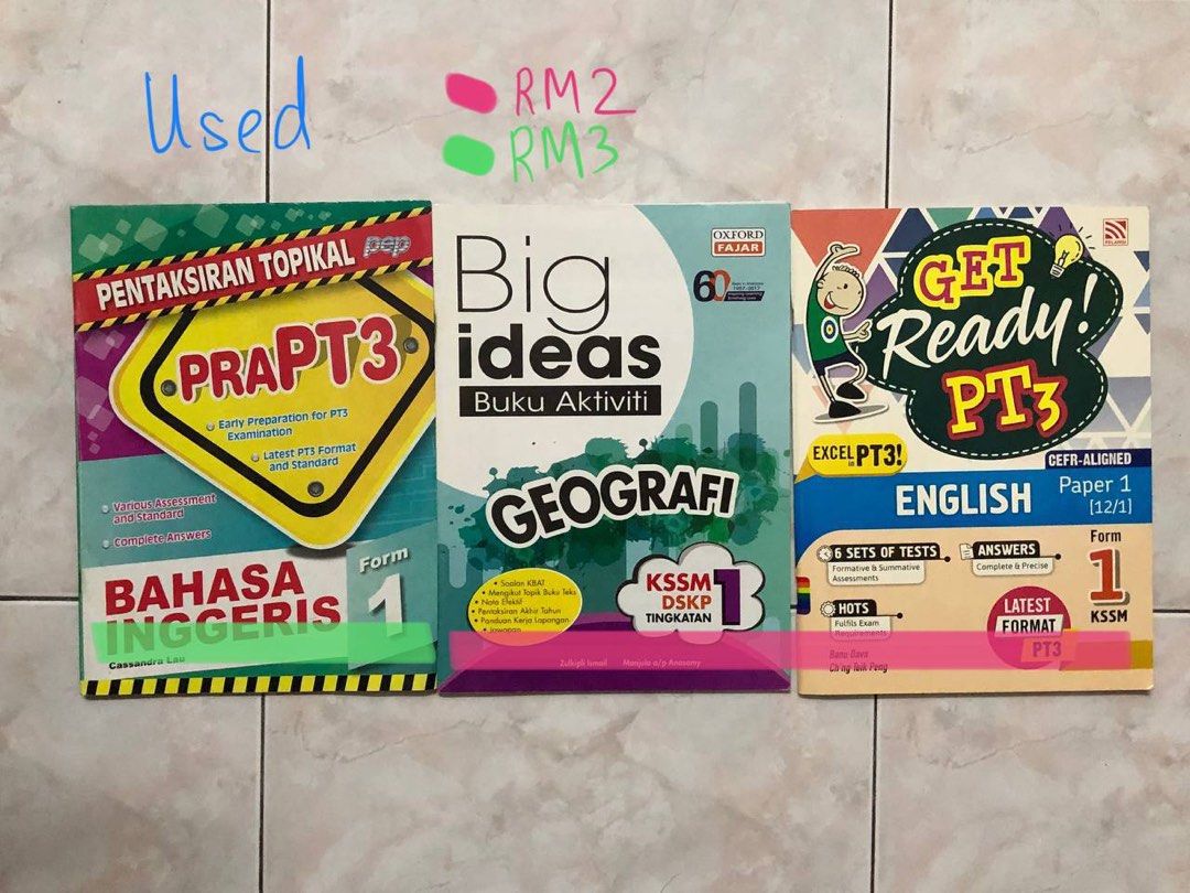 Form 1 books Tingkatan 1 buku, Hobbies & Toys, Books & Magazines ...