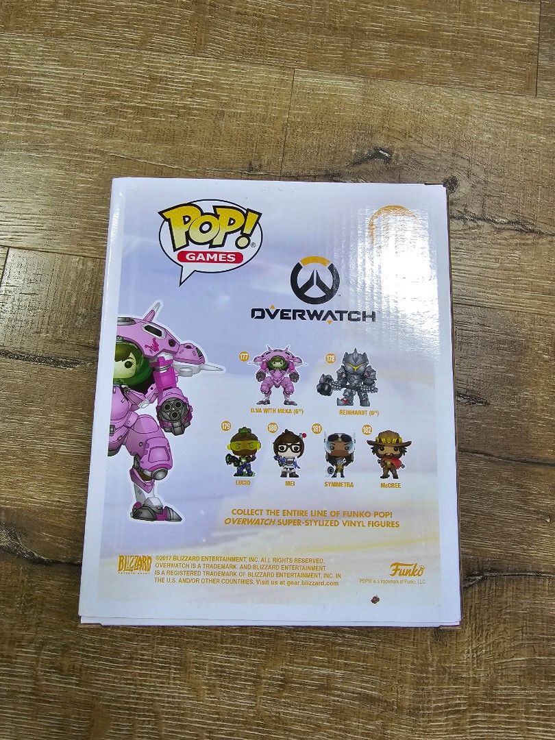 Funko D.VA with Mecha Blizzard Exclusive Overwatch Dva, Hobbies & Toys ...