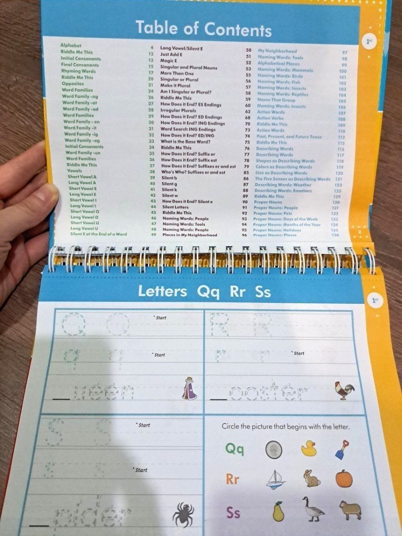 Get Ready for School First Grade Workbook, Hobbies & Toys, Books ...