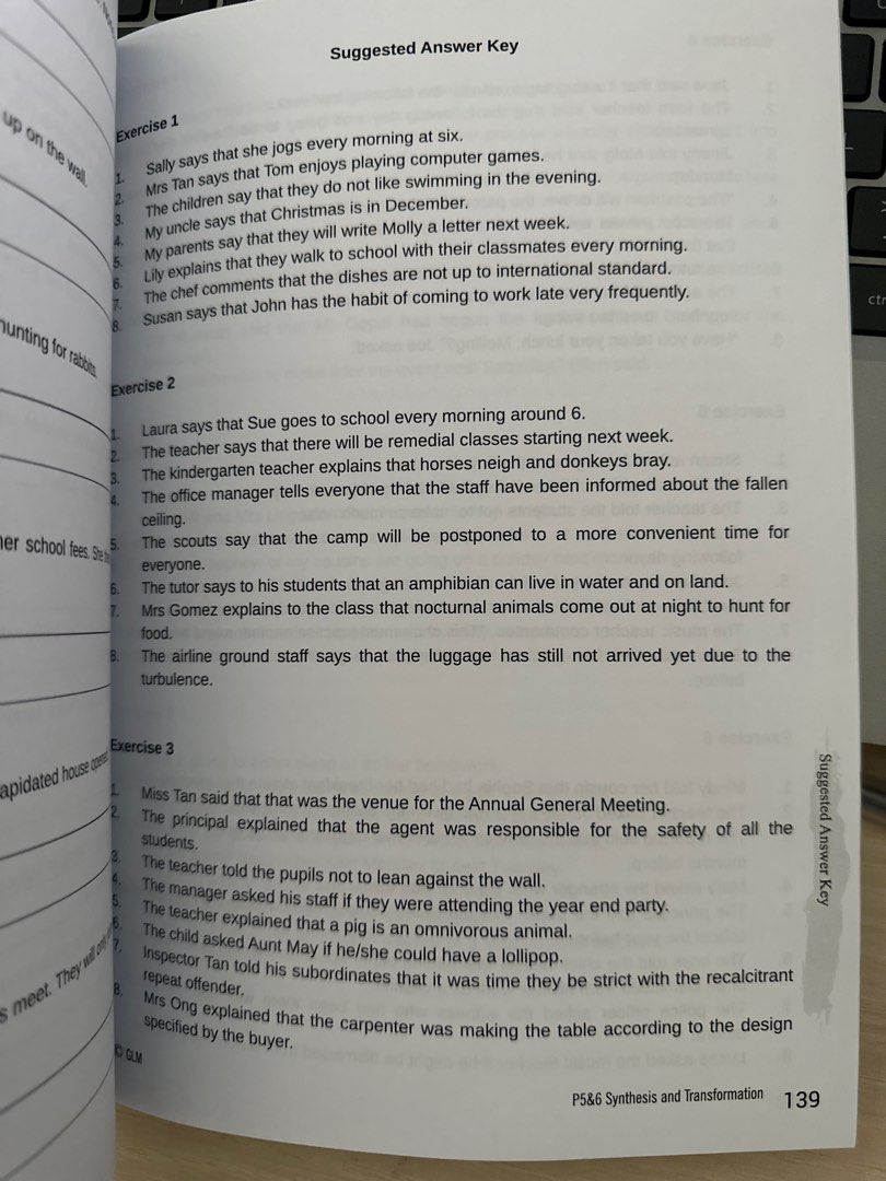 GLM P5 & P6 English Synthesis & Transformation, Hobbies & Toys, Books ...