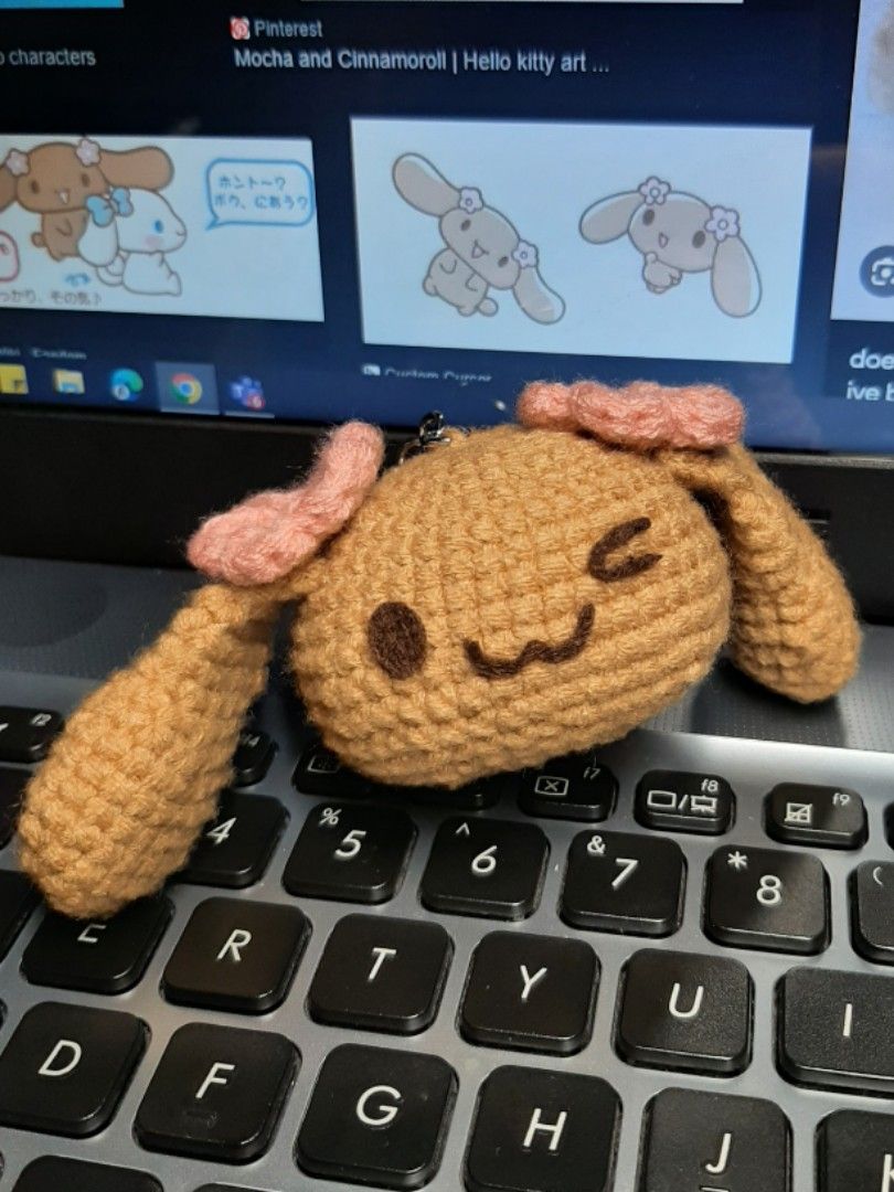 Handmade Sanrio Mocha Keychain, Hobbies & Toys, Toys & Games on Carousell