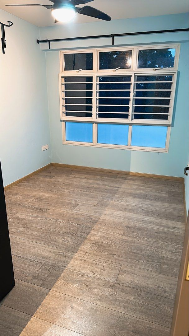 HDB 5-room window grills (white colour), Furniture & Home Living ...