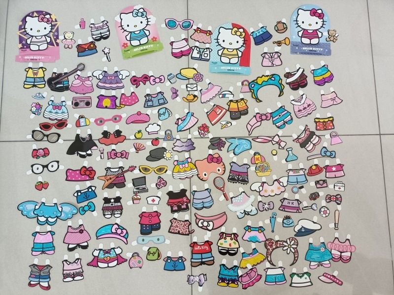 Hello Kitty paper doll, Hobbies & Toys, Toys & Games on Carousell