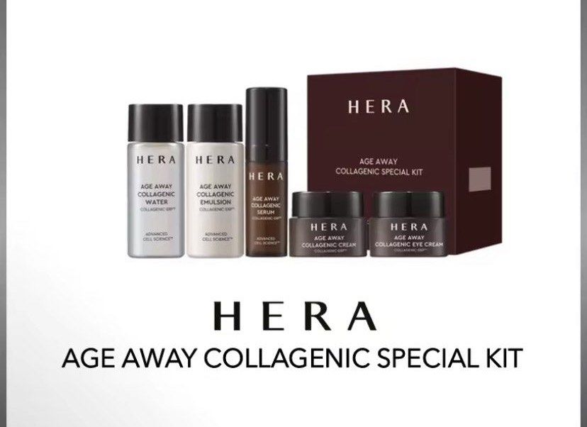 HERA AGE AWAY KIT 5 pieces set , Beauty & Personal Care, Face, Face ...