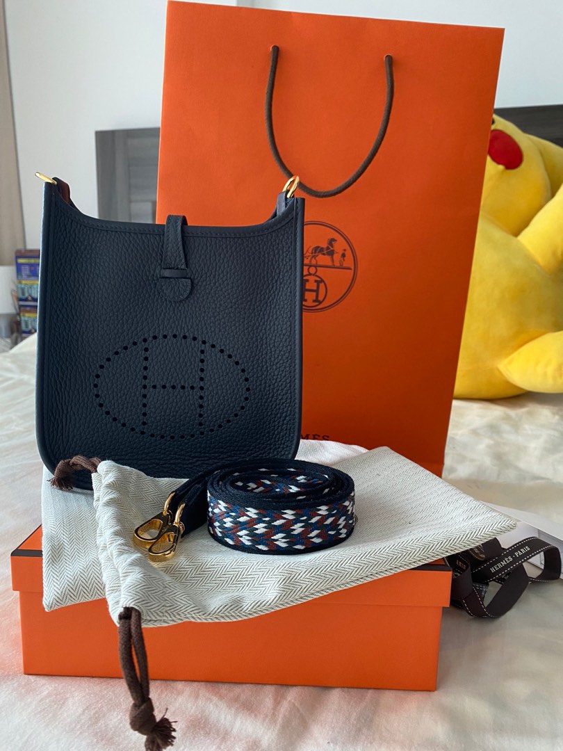 Hermes Mini Evelyn, Luxury, Bags & Wallets on Carousell