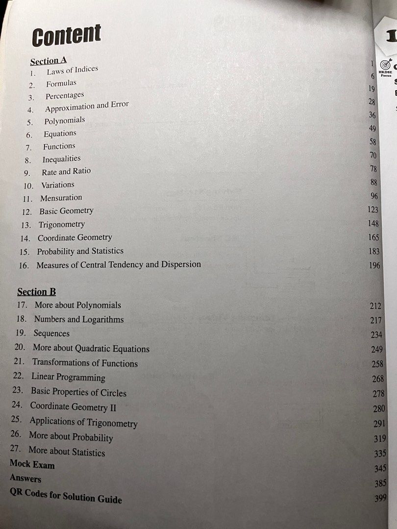 HKDSE Exam Series Master 1 Tackle 5 Mathematics Exercise book Pan ...