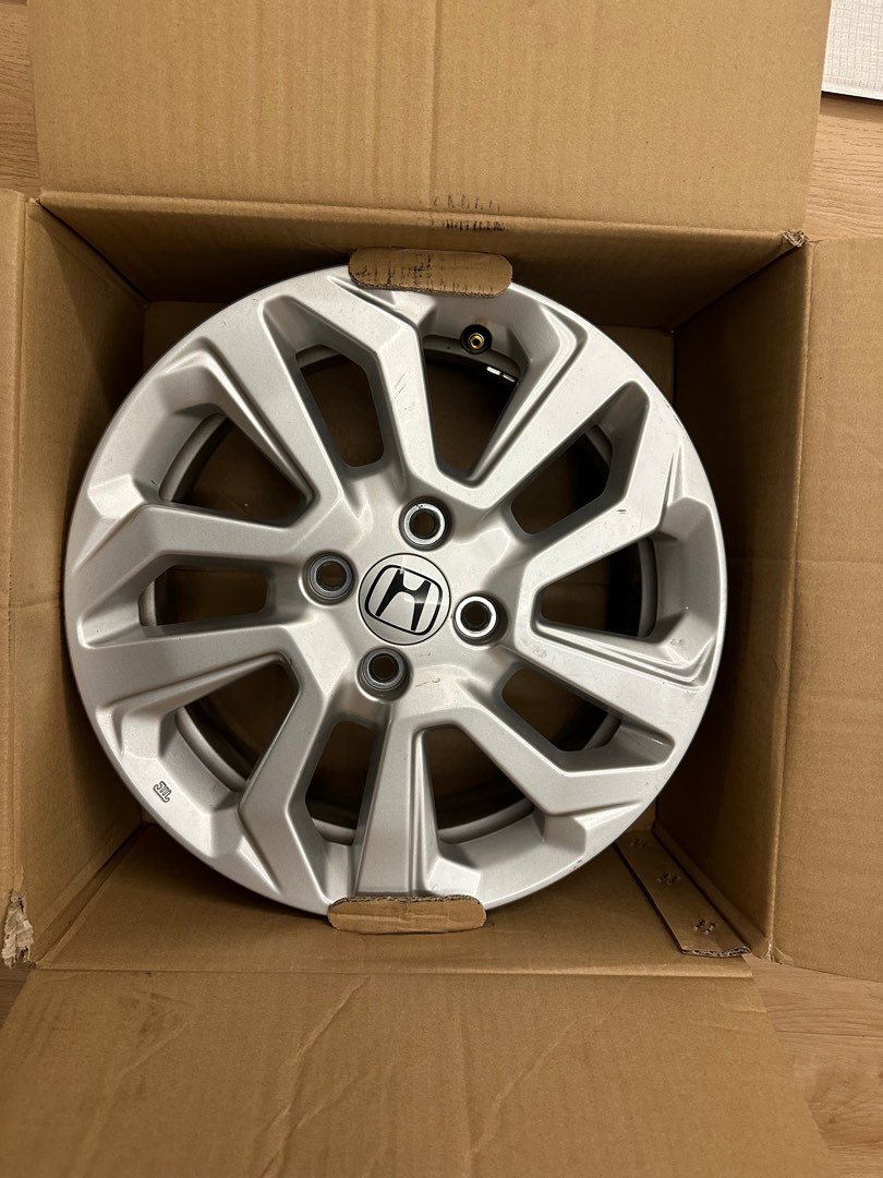 Honda Jazz 15 inch rims, Car Accessories, Tyres & Rims on Carousell