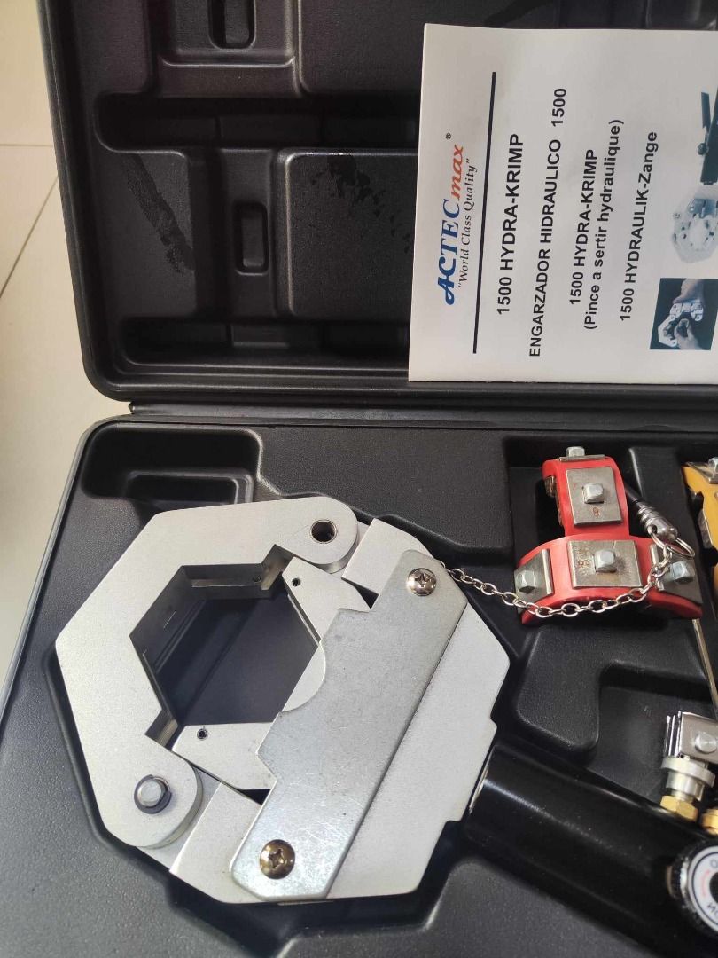 Hydraulic AC Hose Crimper, Commercial & Industrial, Construction Tools ...