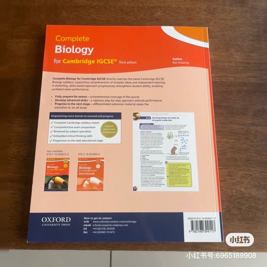 IGCSE Biology Textbook, Hobbies & Toys, Books & Magazines, Assessment ...