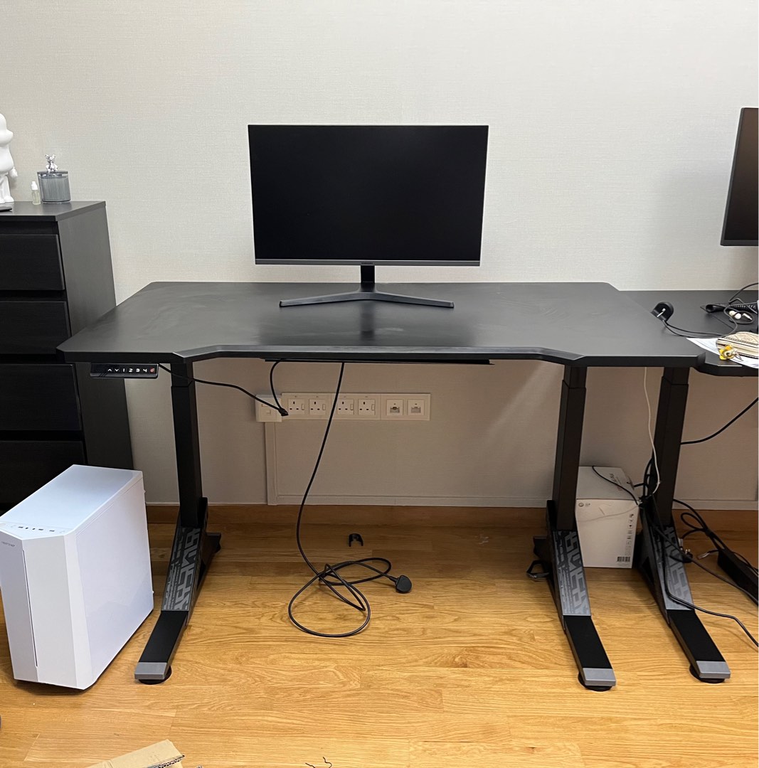 Ikea gaming standing desk, Furniture & Home Living, Furniture, Tables ...