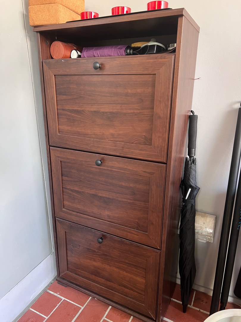 IKEA Shoe cabinet, Furniture & Home Living, Furniture, Shelves ...