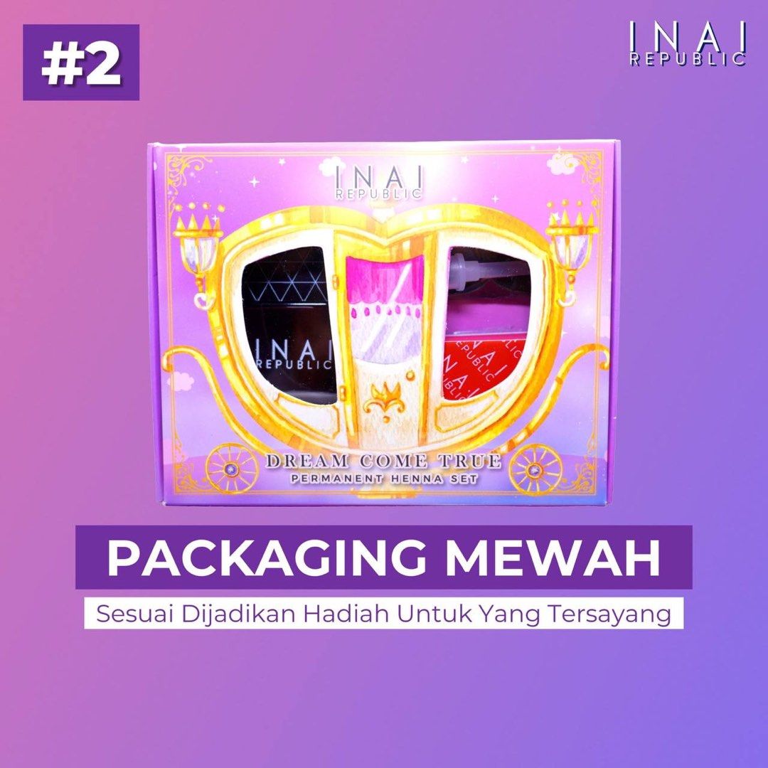 Inai Republic - Dream Come True: Permanent Henna Set, Beauty & Personal Care, Hands & Nails on ...