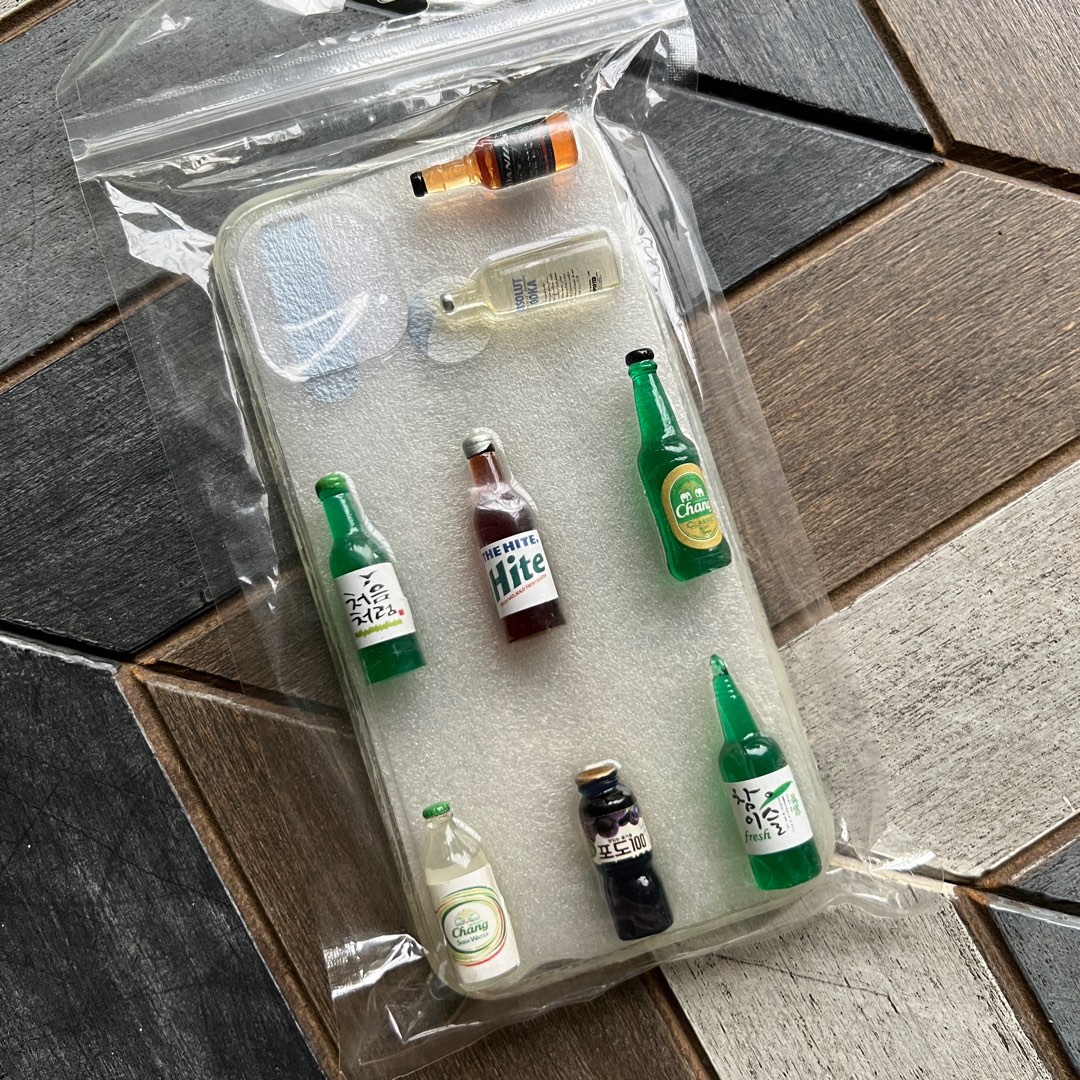 iPhone 11 clear transparent soju alcohol case on Carousell
