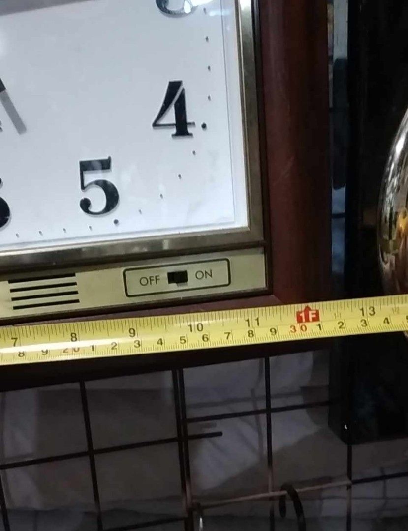 JAPAN VINTAGE ORIGINAL HOURLY MELODY ANALOG WOOD WALL CLOCK, Furniture ...