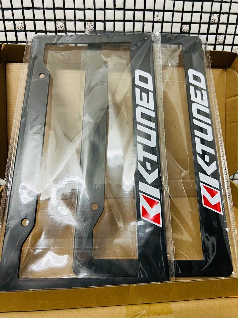 JDM car plate frame, Car Accessories, Accessories on Carousell