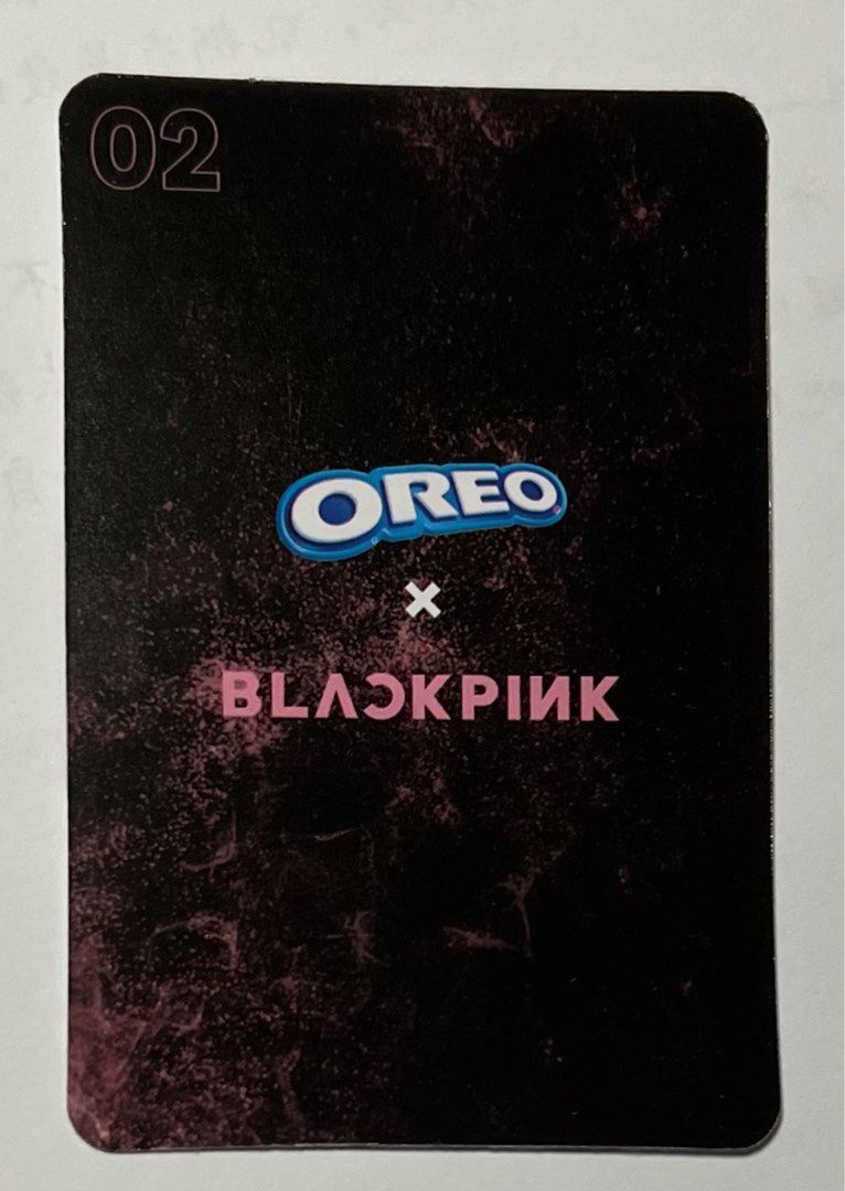JENNIE Oreo x Blackpink card, Hobbies & Toys, Memorabilia ...