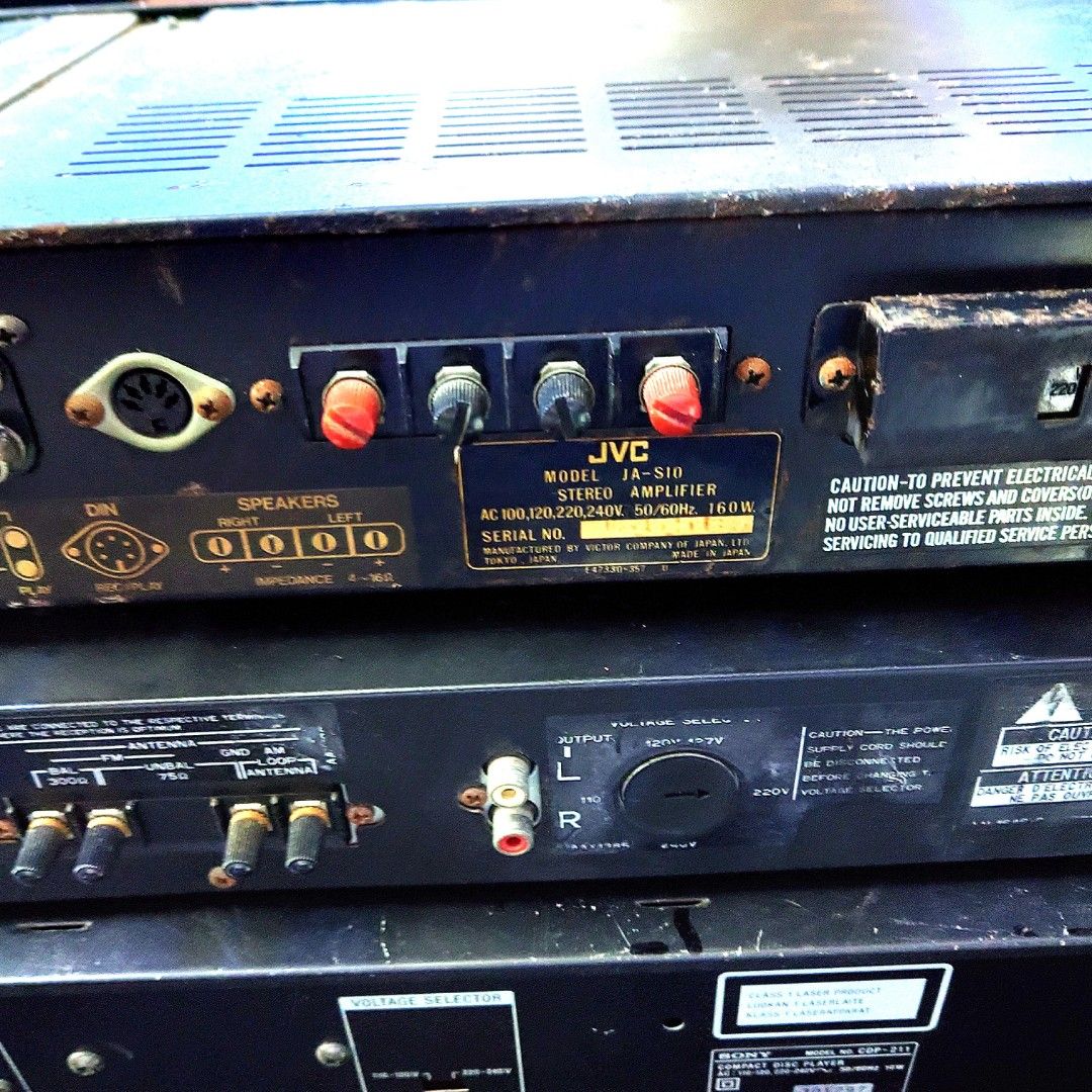 JVC JA-S10 Integrated Stereo Amplifier solid state amp for speakers and ...