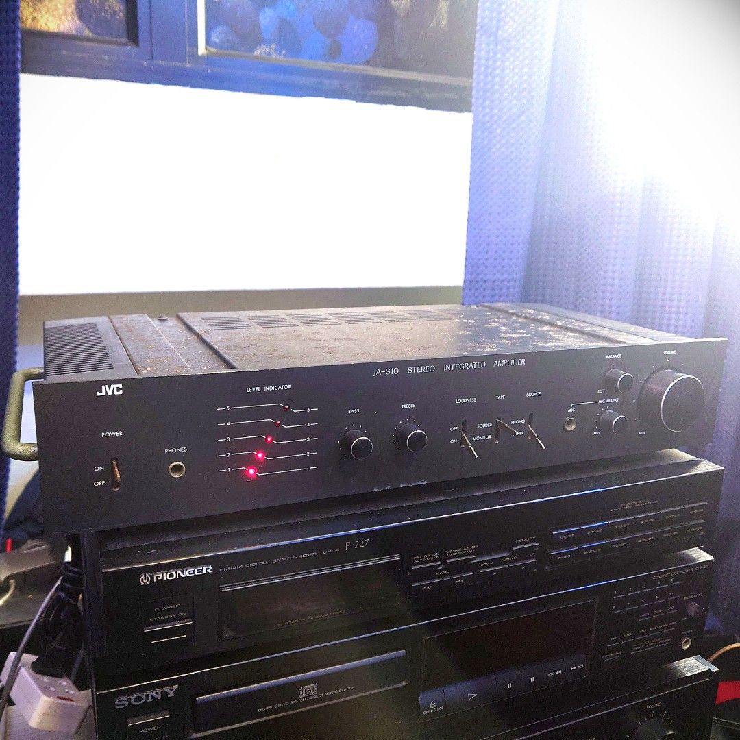 JVC JA-S10 Integrated Stereo Amplifier solid state amp for speakers and ...