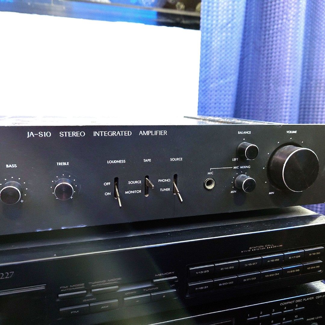 JVC JA-S10 Integrated Stereo Amplifier solid state amp for speakers and ...