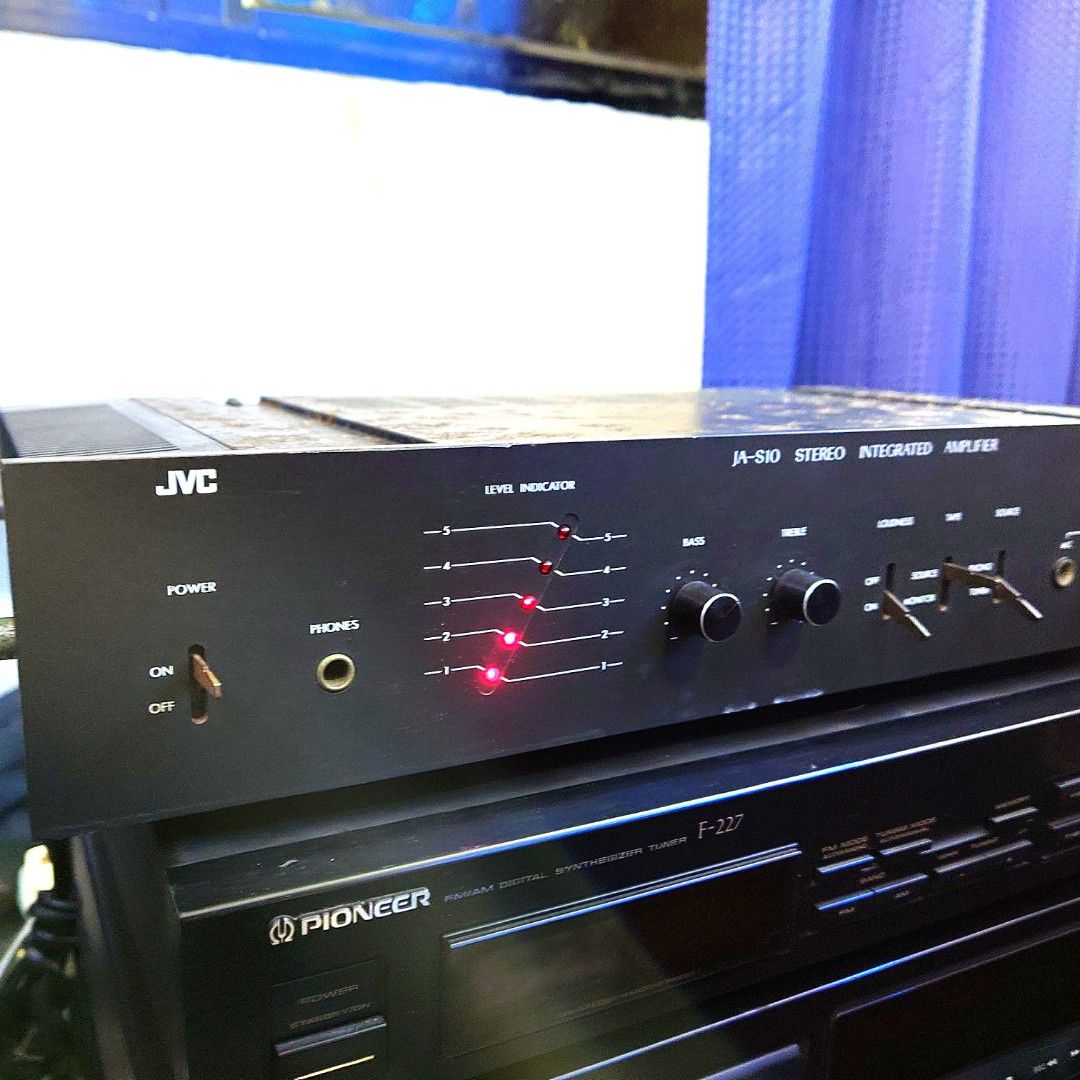 JVC JA-S10 Integrated Stereo Amplifier solid state amp for speakers and ...