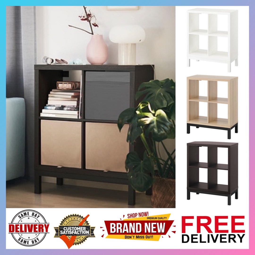 Kallax shelves with underframe Malm Brimnes Hemnes Nordli Mackapar ...