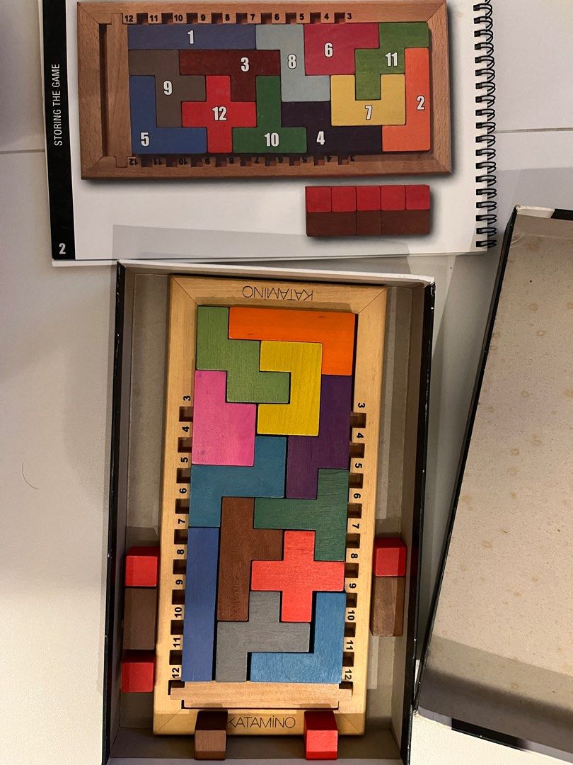 Katamino wood block boardgame, Hobbies & Toys, Toys & Games on Carousell