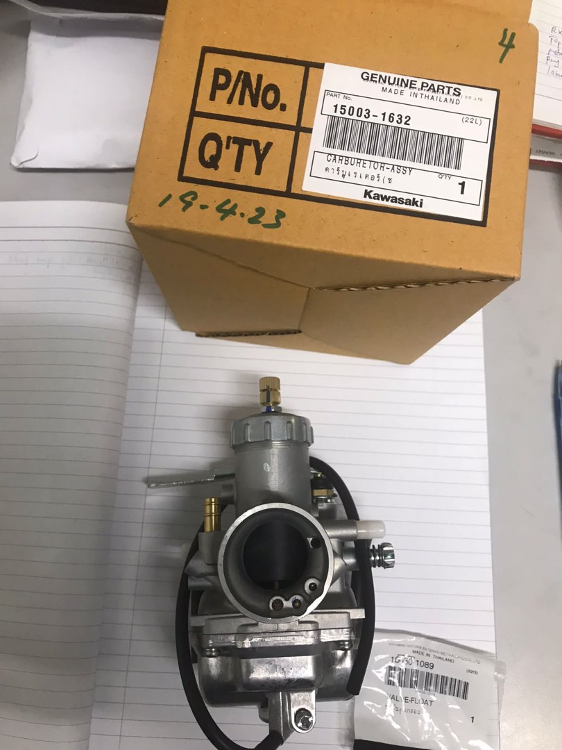 Kawasaki krr 150 Carborator 100% original, Motorcycles, Motorcycle ...