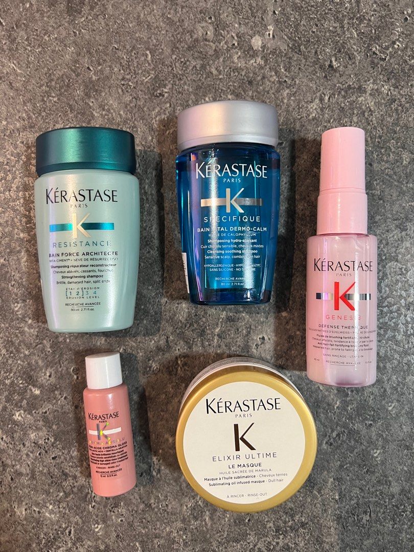 Kerastase Hair Travel Set A, Beauty & Personal Care, Hair on Carousell