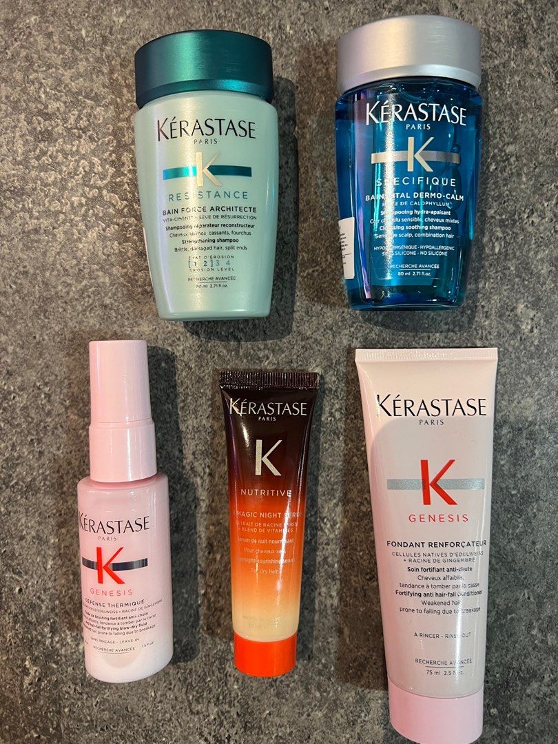 Kerastase Hair Travel set B, Beauty & Personal Care, Hair on Carousell