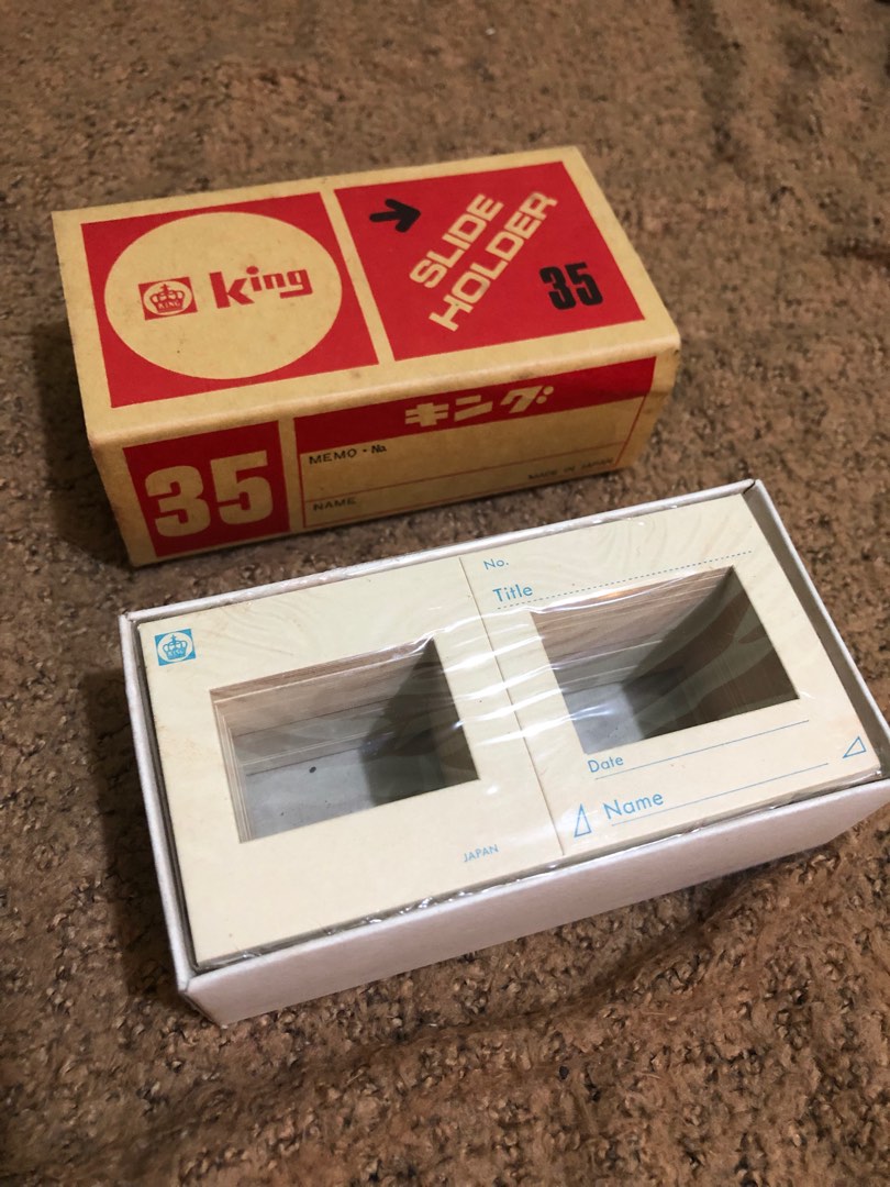 King box pack of film slide holder on Carousell