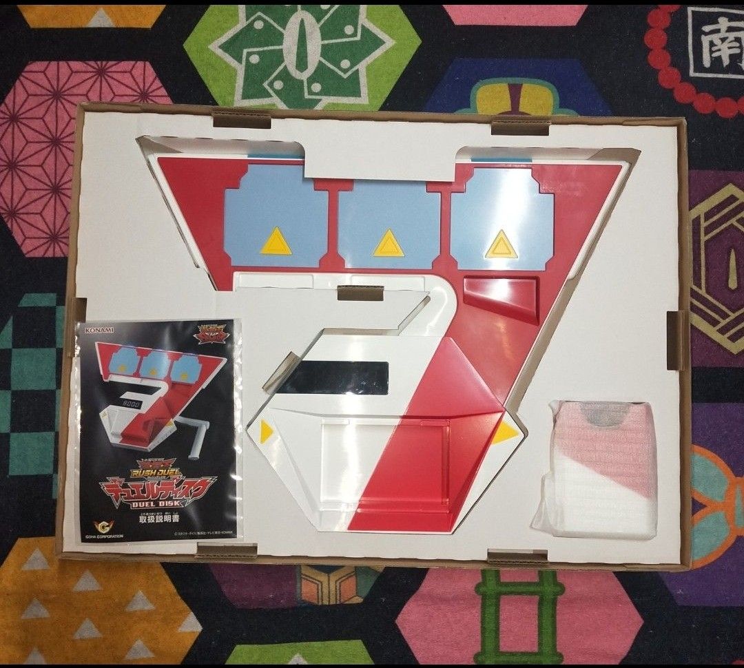 Konami Yu Gi Oh Sevens Duel Disk With Cards, Hobbies & Toys, Toys & Games on Carousell