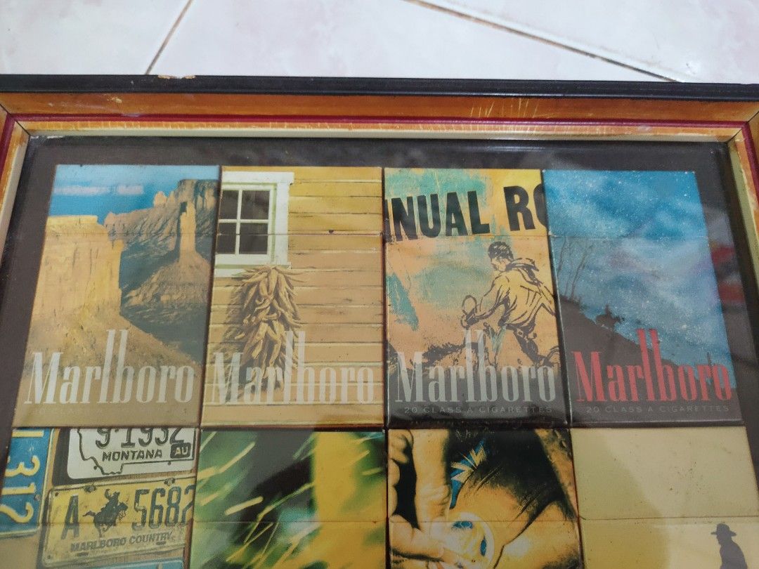Kotak Marlboro classic entik vantage, cantik bersih siap frame, Hobbies ...