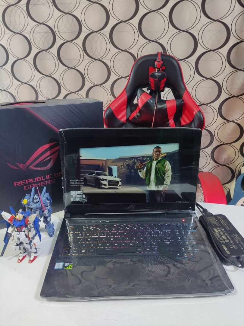 Laptop Gaming Asus Rog Core i7 RAM 16gb SSD+HDD Dual VGA Nvidia Siap ...